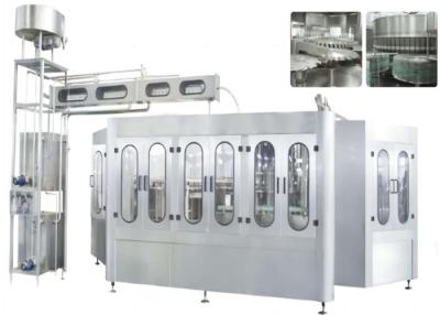 China Bottled Water Filling Production Line 6000-10000 BPH 14-32 Heads Three in One for sale