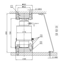 China 40t Column Load Cell IN-C16 Alloy Steel IP68 2.0mV/V Truck Scale Weighbridge Sensor for sale