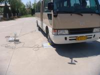 China IN-ST01 Aluminum Portable Truck Scale 10t 20t 40t 4 Pads IP66 Static Axle Weighing for sale