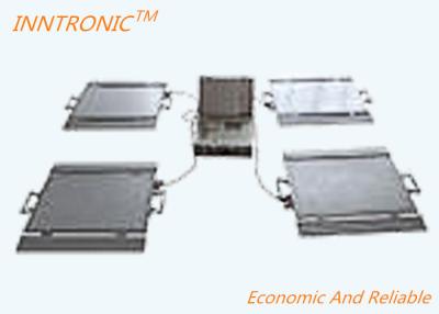 China IN-ST01 Aluminum Portable Truck Scale 10t 20t 40t 4 Pads IP66 Static Axle Weighing for sale