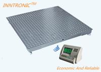 China Wireless Floor Scale 3 Ton Carbon Steel IP65 1.2x1.2m RS232 Indicator 220V for sale