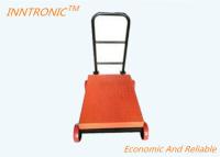 China Industrial Platform Scale 60x80cm 500kg IP65 Mild Steel Portable with Wheels AC 220V for sale