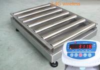 China Heavy Duty Roller Conveyor Scale 600kg IP66 C3 2.4GHz Wireless Indicator 600x600mm for sale