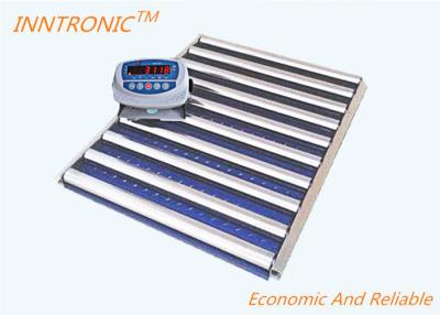 China Wireless Roller Conveyor Scale 5T 2.4G 1200x1200mm Platform C3 C5 IP66 with Indicator Display for sale