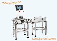 China INCW-550 Checkweigher Machine 5g-50kg 1g Accuracy 25p/min 220V Automatic Weighing and Rejecting for sale