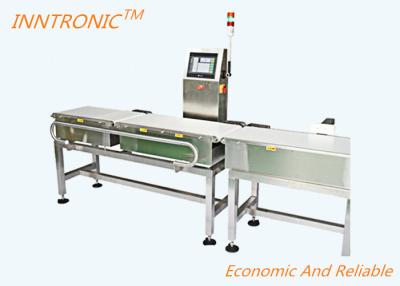 China INCW-550 Checkweigher Machine 5g-50kg 1g Accuracy 25p/min 220V Automatic Weighing and Rejecting for sale