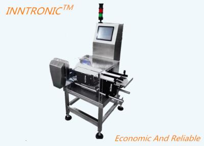 China Online Check Weigher Machine INCW-300 5g-3600g 0.5g Precision 80p/min LED Touch Screen for Food for sale
