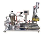 China LAGZ-GT 50KG 1G High Precision Roller Weighing Filling Machine for Liquid Filling 500ml for sale