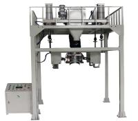 China Industrial Conveyor Roller Belt Scale 2000kg Bag Powder Packing Machine 45 Bags Hour IP66 for sale