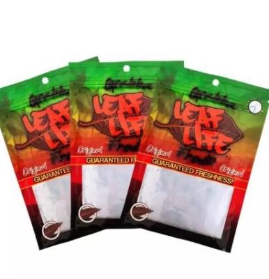 China Custom Resealable Ziplock Plastic Tobacco Cigar Wrap Bag 100g Food Grade PET/VMPET/PE for sale