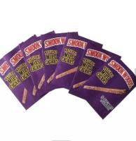 China Custom Printed Plastic Foil Fin Seal Tobacco Packaging Bags Pouch 20-200 Micron Thickness for sale