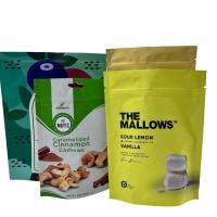 China Custom Resealable Stand Up Pouch Food Packaging Bags with Zipper 10000 Pieces MOQ for sale