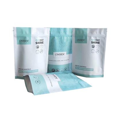 China Biodegradable Metallized Foil Tobacco Herb Pet Bag with Child Proof Zipper Custom Size for sale