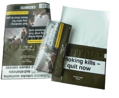 China Custom plastic 30g Rolling Tobacco Plastic Pouch with Adhesive for sale