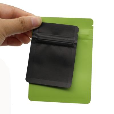 China Custom Printed Clear Stand Up Mylar Bag for Pipe Tobacco Seeds 20-200 Micron for sale