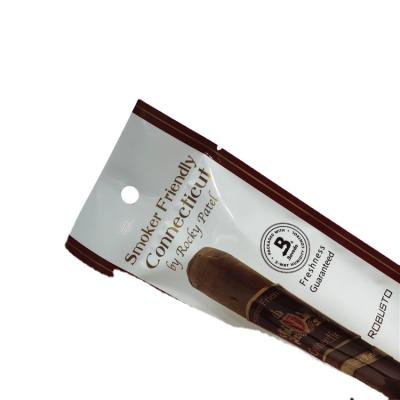 China Custom Printed Plastic Clear Stand Up Pipe Tobacco Seeds Mylar Packing Bag for sale