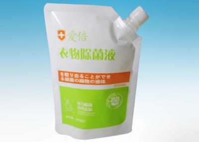China Custom Printed PET Spout Plastic Bags for Laundry Detergent for sale