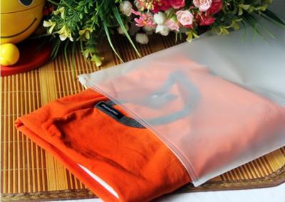 China Clear PE Plastic Bra Packing Zipper Slider Bag for sale