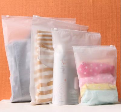 China Transparent PVC Plastic Zipper Slider Packaging Bag for Underwear for sale