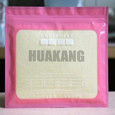 China Custom OPP Plastic Zipper Packaging Bags 100pcs for Makeup Sponge Food Grade for sale