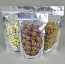 China Aluminium Foil Zip-Lock Plastic Bags with Bottom Gusset for sale