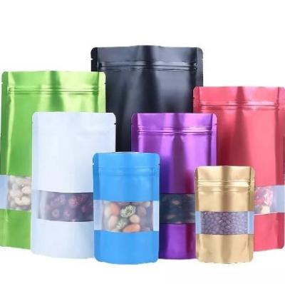 China Custom flat bottom OPP clear plastic stand up pouch with zipper vacuum transparent zip lock bag for sale