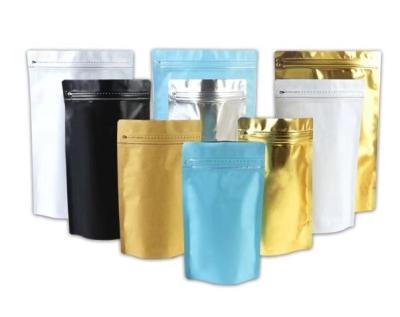 China Custom Stand Up Laminated Aluminum Foil Pouch Bags for Tea Coffee Food Packaging 10000 Pcs MOQ for sale