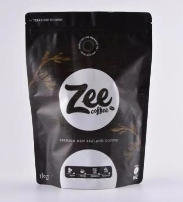 China Custom Biodegradable Stand Up Food Packaging Bags with Ziplock 20-200 Micron for sale
