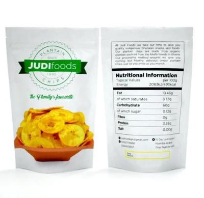 China Custom Printed Matte Ziplock stand up pouches for food packaging for sale