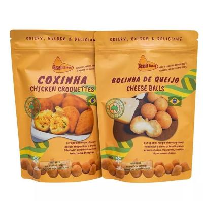 China Custom Printed Food Grade Ziplock Snack Plastic Bags with Gusset 20-200 Micron for sale