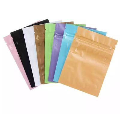 China Custom Resealable Aluminum Foil Bags with Ziplock Food Grade 20-200 Micron Thickness for sale