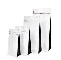 China Custom Flat Bottom Triple Laminated Aluminum Foil Bags with Zipper for Food Packaging 20-200 Micron for sale