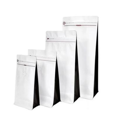 China Custom Flat Bottom Triple Laminated Aluminum Foil Bags with Zipper for Food Packaging 20-200 Micron for sale