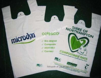 China Custom HDPE LDPE Plastic T Shirt Shopping Bags 10000pcs MOQ Gravure Printing for sale