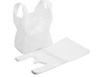 China Custom Printed HDPE LDPE Plastic T-Shirt Bags on Roll 8 Color Gravure Printing for sale