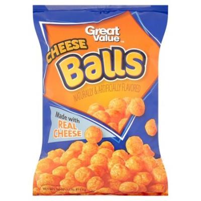 China Aluminium foil plastic  Cheese Balls packaging bag with custom logo design printing for sale