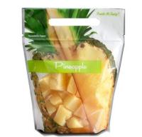 China Custom Mini Stand Up Plastic Candy Chocolate Food Packaging Bags with Hang Hole 100x150mm for sale