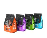 China Customized Tin Tie Coffee Bean Bag Aluminum Foil Side Gusset Quad Seal Packaging with Valve 5000pcs MOQ for sale