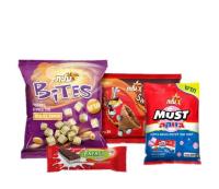 China Custom Printed Vacuum Packed Plastic Bags for Cookies Snack Food 20-200 Micron Thickness for sale