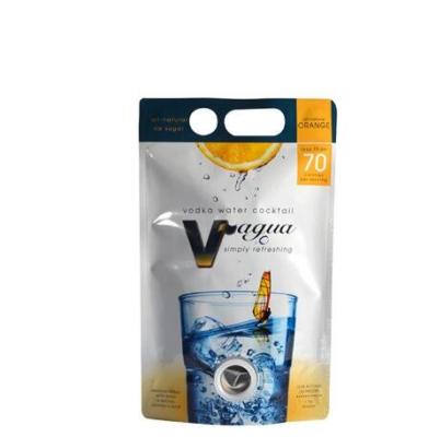 China Custom Printed Stand Up Packaging Aluminum Foil Small Window Standing Pouch Matte With Zipper for sale