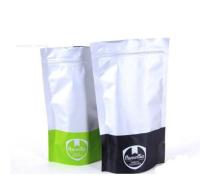 China Custom Printed Stand Up Silver Aluminium Foil Bags for Food Packaging 20-200 Micron for sale