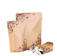 China Moisture Proof Food Grade Kraft Paper Bags for Flour Packaging 1 Kg Custom Design for sale