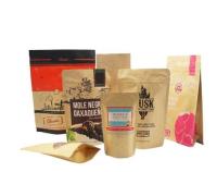 China Moisture Proof Food Grade Kraft Paper Bags for Flour Packaging 1 Kg Custom Design for sale
