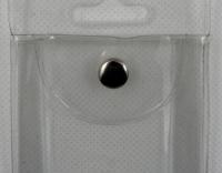 China Clear Waterproof PVC Plastic Cosmetic Brush Packaging Bags with Hanger Button 20-200 Micron for sale
