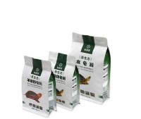 China Custom Printed Laminated Side Gusset Tortoise Feed Bag 100 Micron for sale