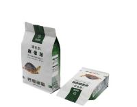 China Custom Printed Laminated Side Gusset Tortoise Feed Bag 100 Micron for sale
