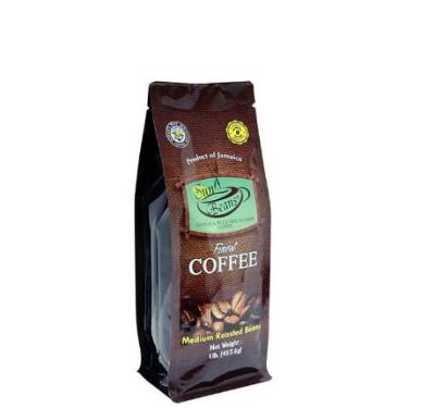 China 2000g Stand Up Zipper Coffee Packaging Bags with Aluminum Foil Lamination Custom Size for sale
