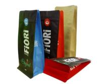 China Food Grade PET Side Gusset Zipper Bag 20-200 Micron Custom Logo for Coffee Packing for sale