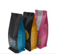 China Custom Square Bottom Laminated Plastic Zipper Packaging Bags for Dried Fruit 100x150mm for sale