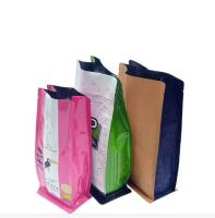 China Custom Square Bottom Laminated Plastic Zipper Packaging Bags for Dried Fruit 100x150mm for sale